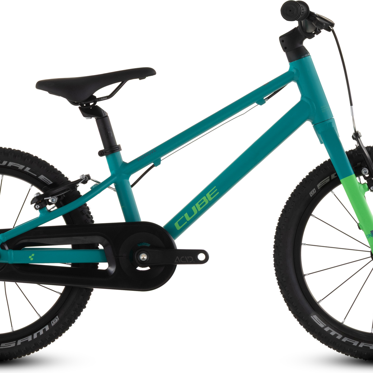 Cube Numove 160 (2026) | 16 inch kinderfiets | seagreen´n´green ...